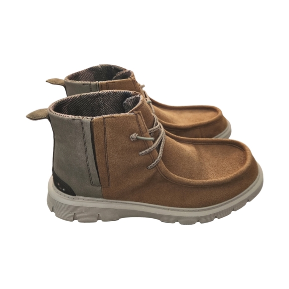 Hey Dude | Shoes | Hey Dude Boris Eco Casual Shoe Comfort Boots Tobacco ...